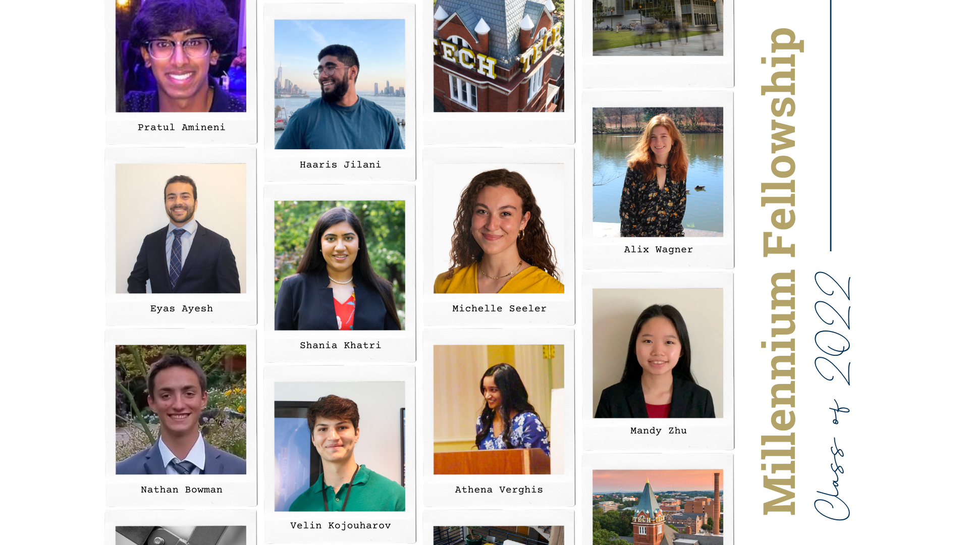 10 Georgia Tech Students Selected for 2022 Millennium Fellowship | College of Sciences | Georgia ...